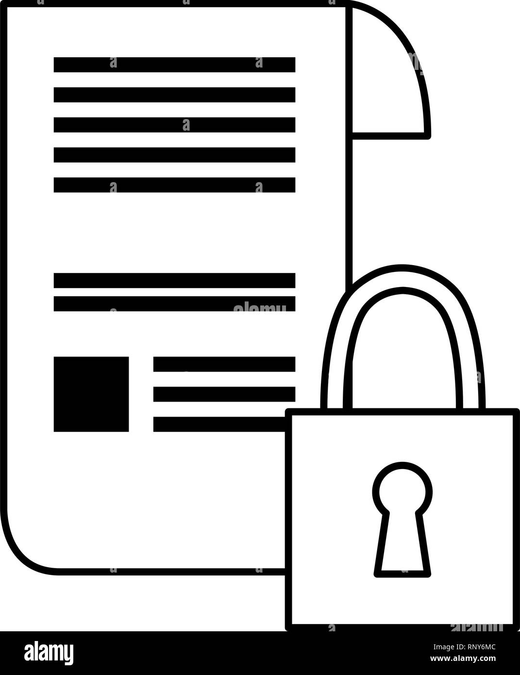 security paper copyright protection of intellectual vector illustration ...