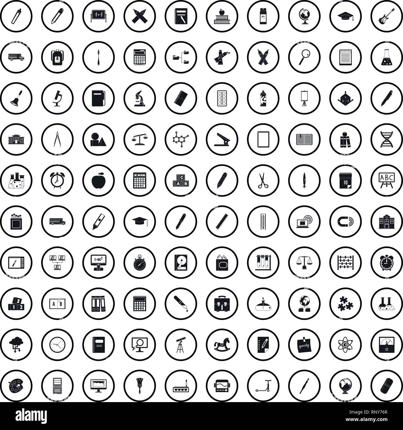 Classroom calendar icons hi-res stock photography and images - Alamy