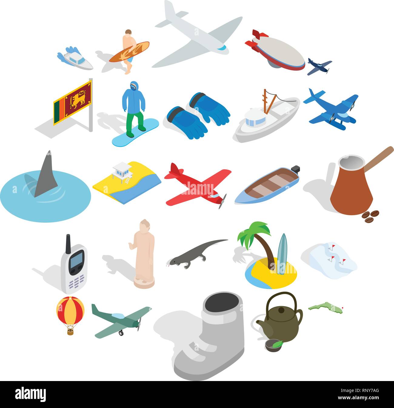 Life experience icons set, isometric style Stock Vector Image & Art - Alamy