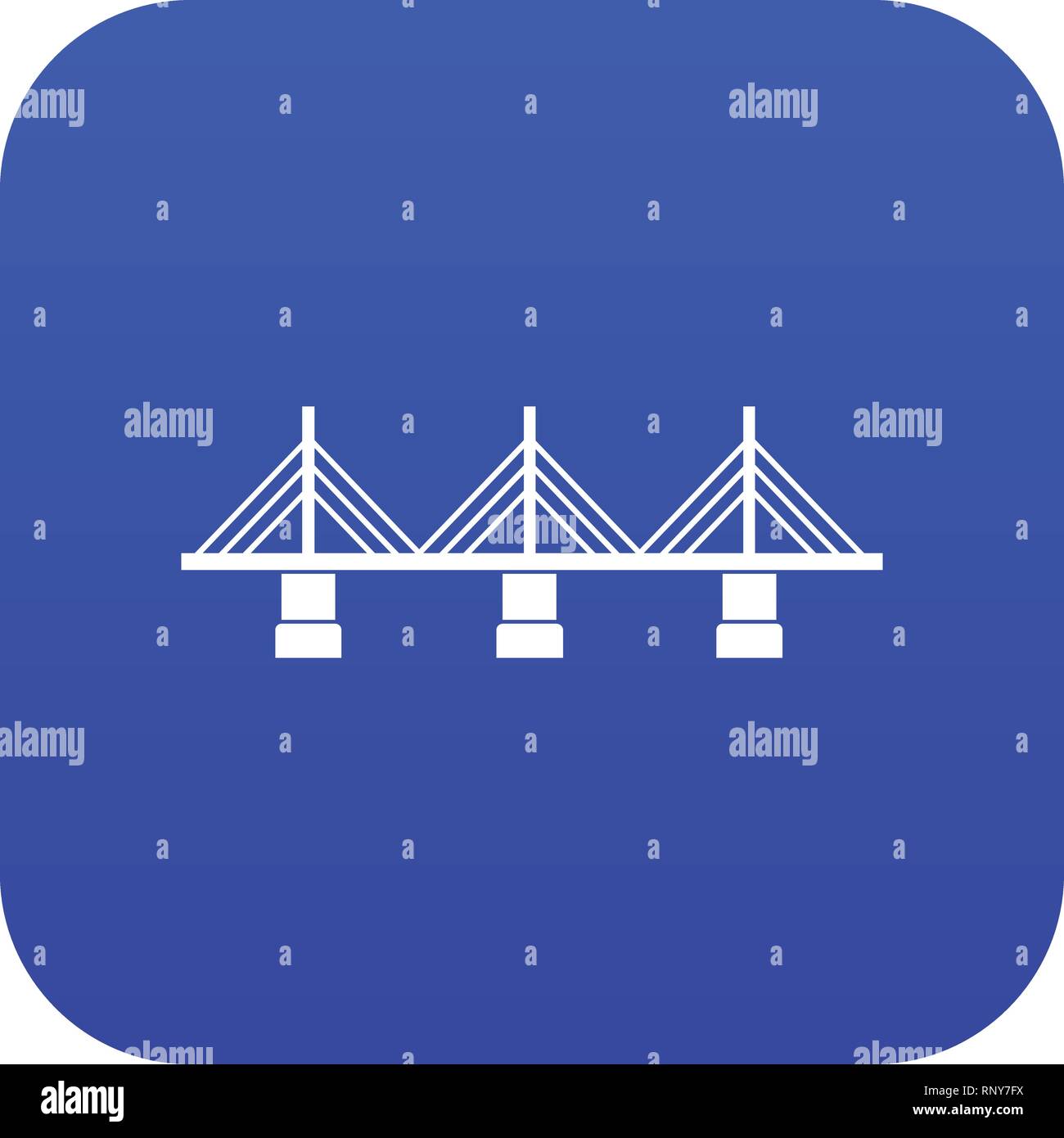 Bridge icon digital blue Stock Vector Image & Art - Alamy