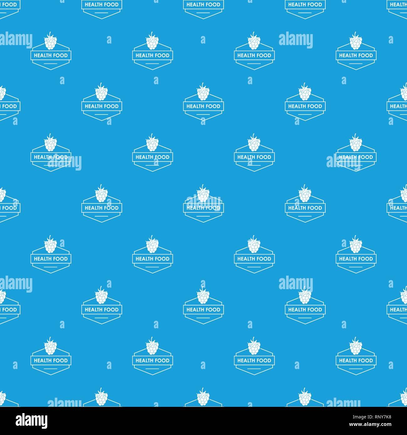 Raspberry pattern vector seamless blue Stock Vector Image & Art - Alamy