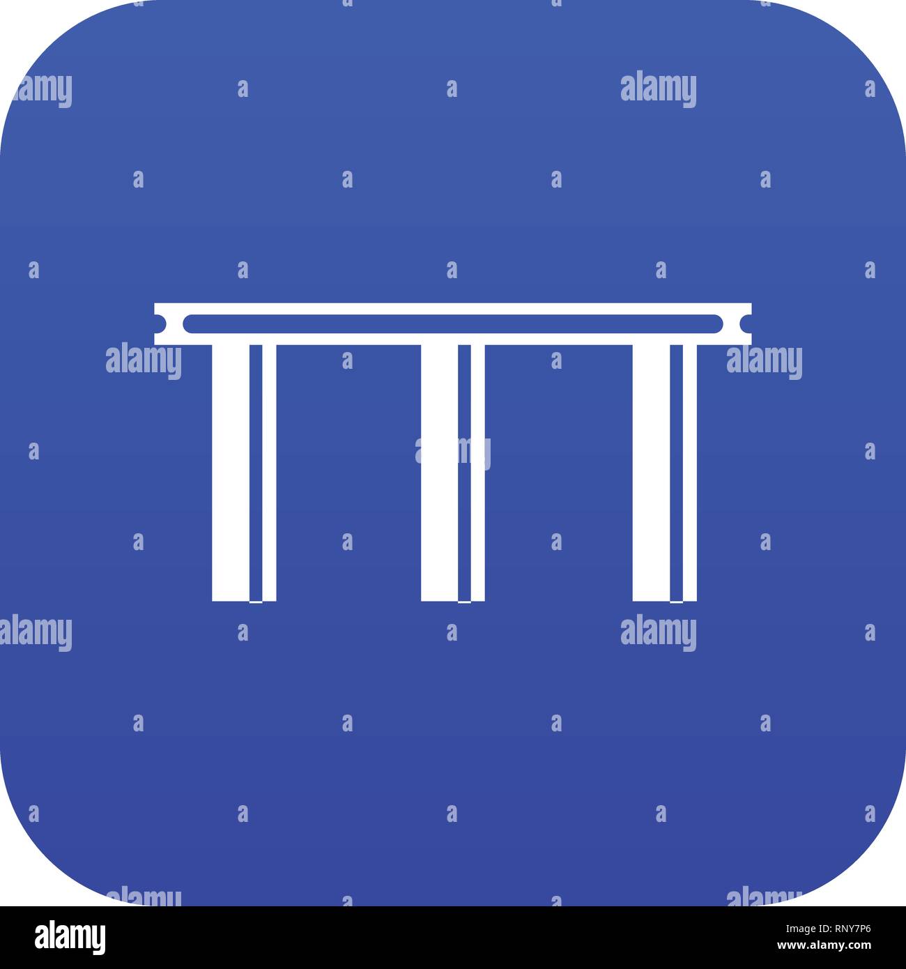 Bridge icon digital blue Stock Vector Image & Art - Alamy