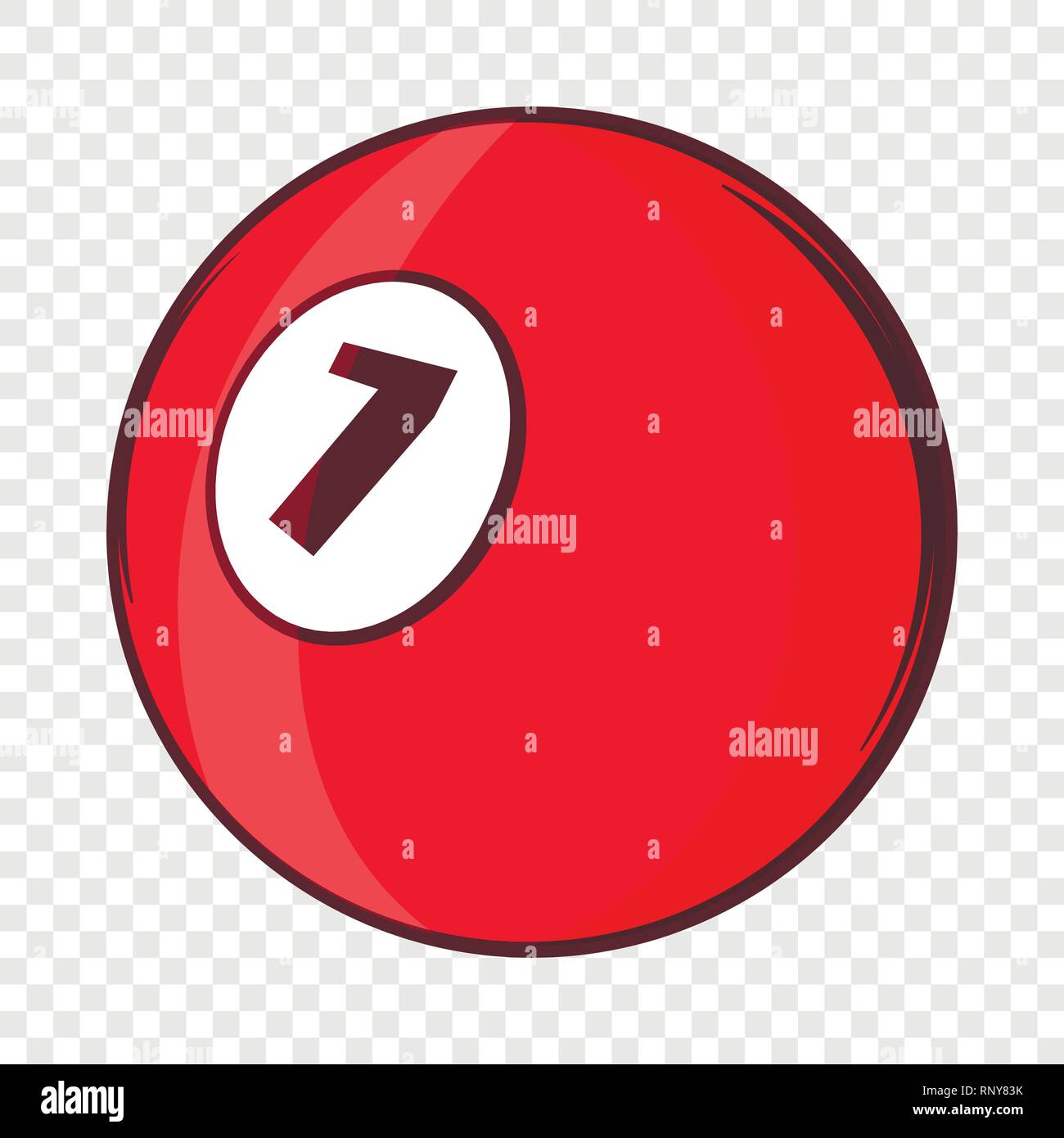 Billiard ball icon, cartoon style Stock Vector Image & Art - Alamy