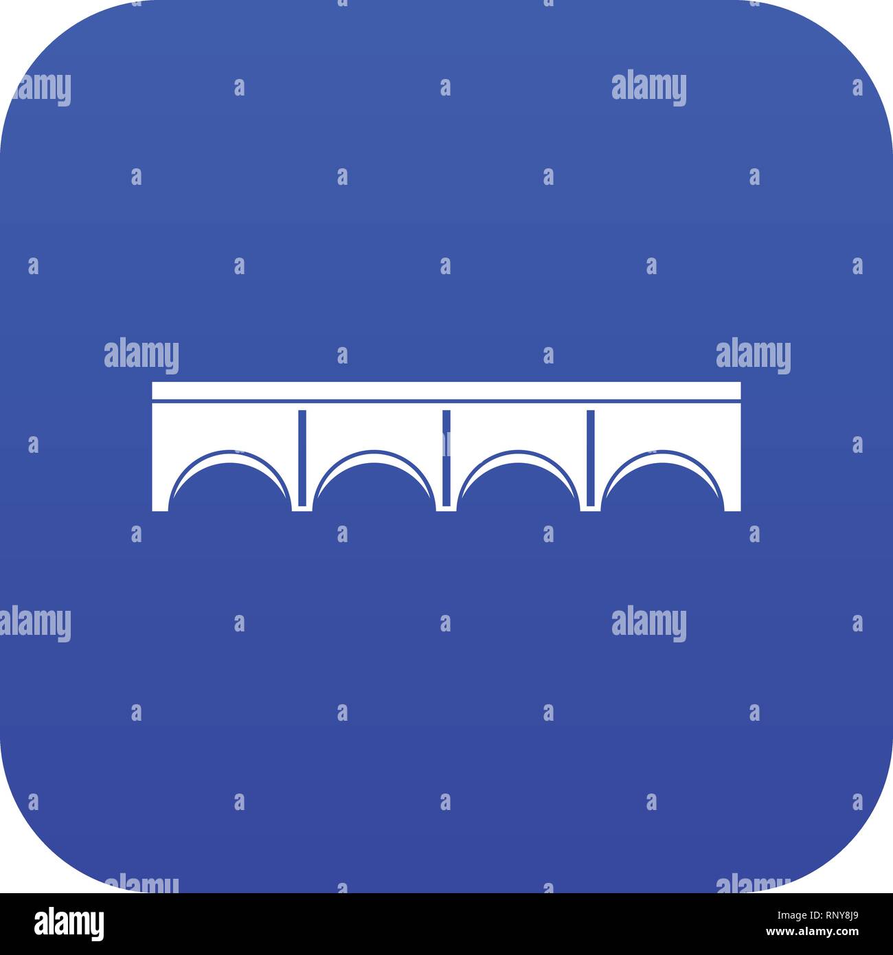 Direct bridge icon digital blue Stock Vector Image & Art - Alamy