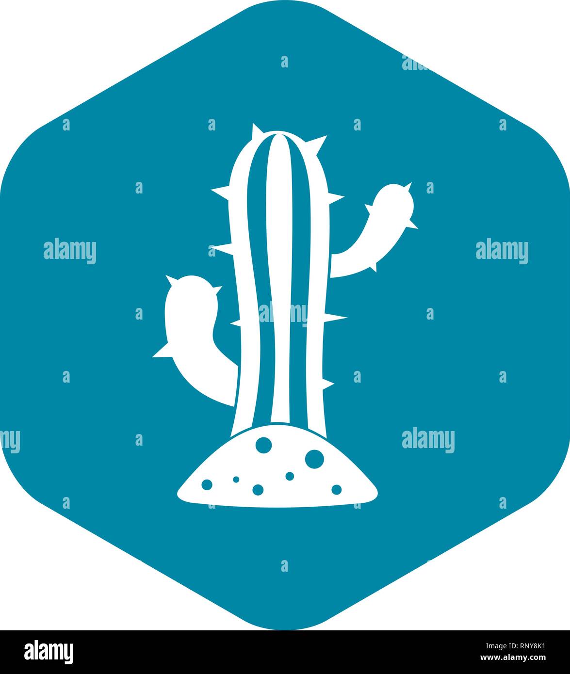 Cactus icon, simple style Stock Vector Image & Art - Alamy