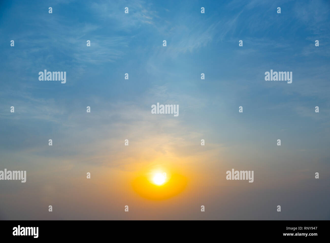 Pastel sunset sky in pink, purple and blue Stock Photo - Alamy