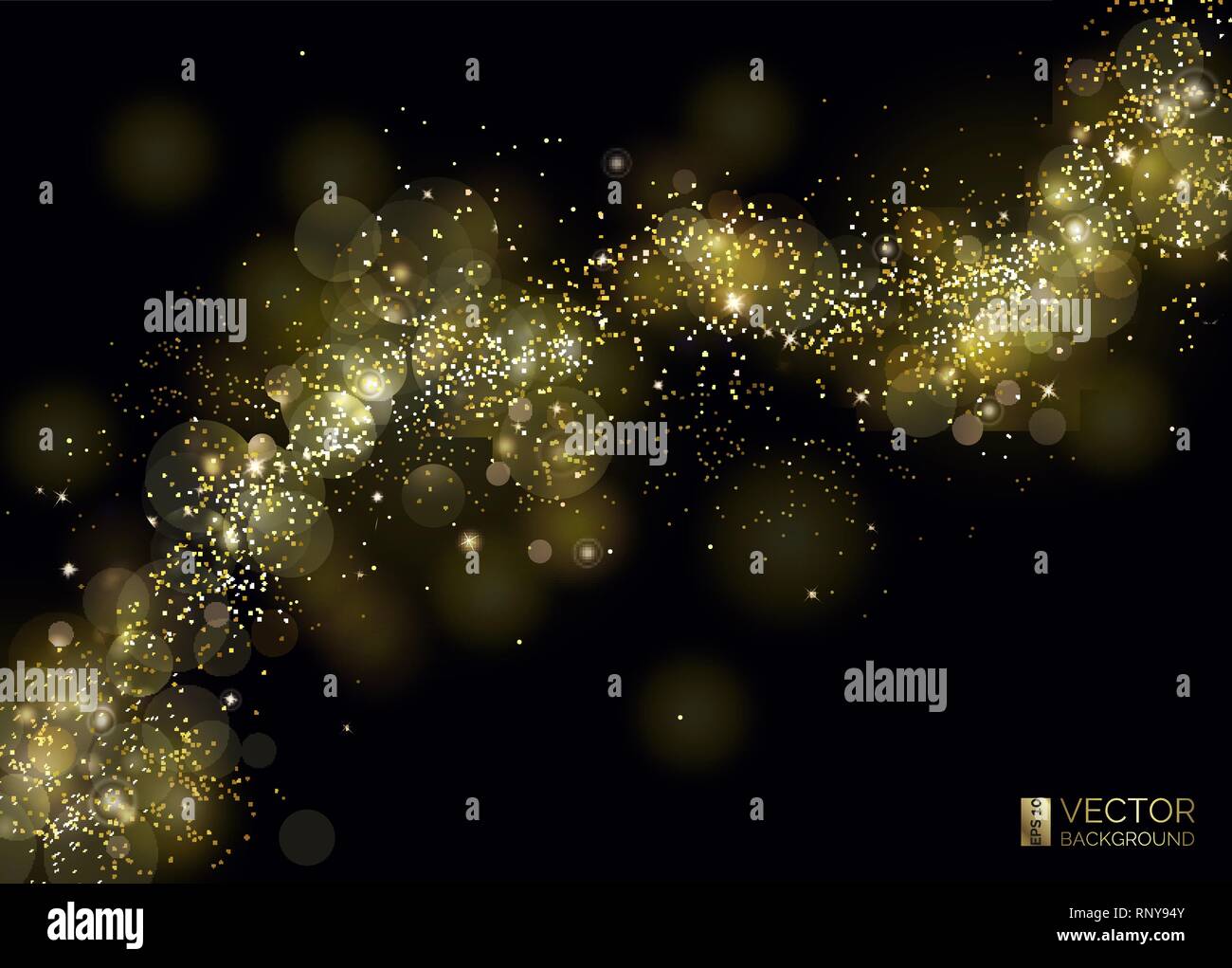 Golden tail gold particles hi-res stock photography and images - Alamy