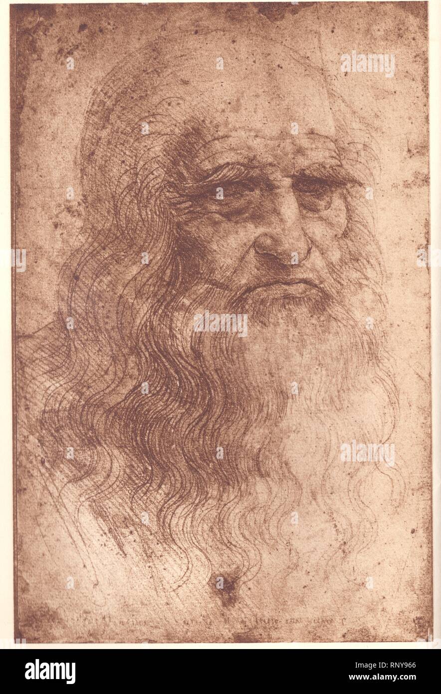 Self portrait leonardo da vinci hi-res stock photography and images - Alamy