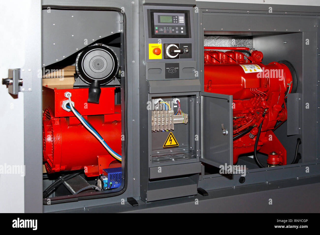 Diesel backup power generator hi-res stock photography and images - Alamy
