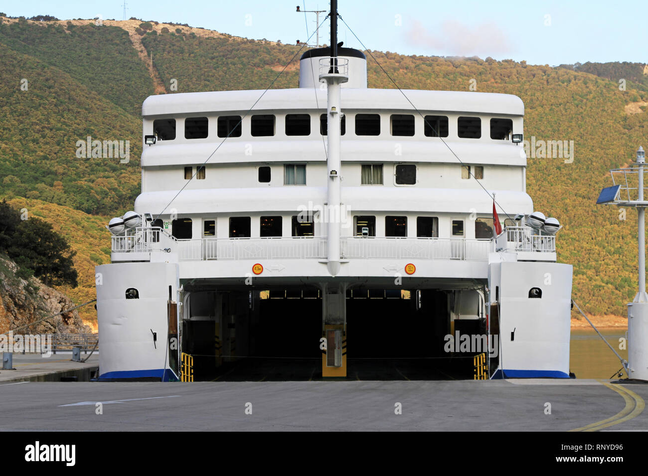 Car ferry boat door hi-res stock photography and images - Alamy