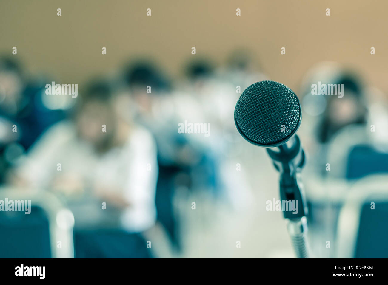 Talk Show Host Microphone High Resolution Stock Photography and Images ...