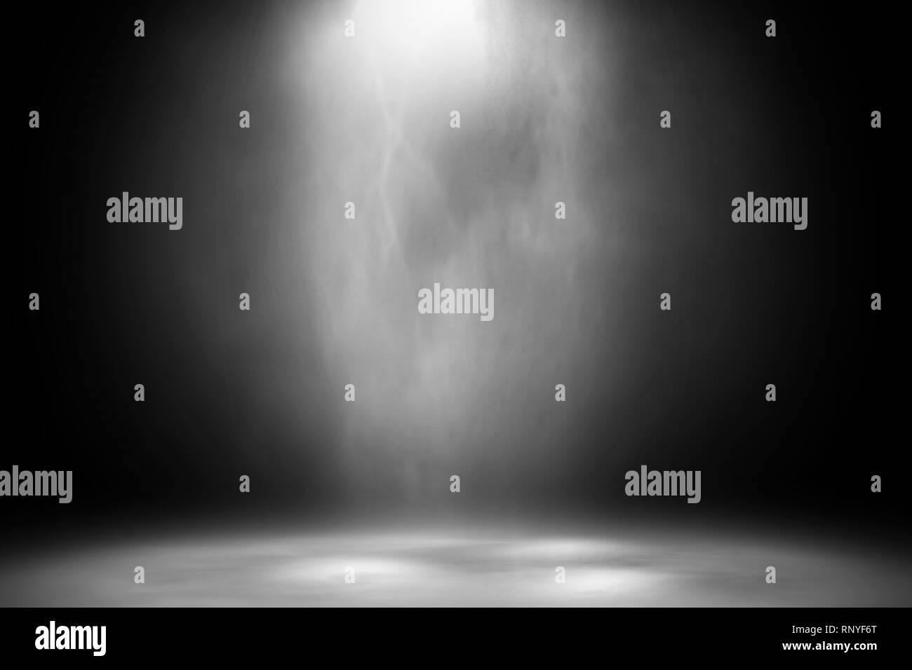 spotlight smoke studio entertainment background Stock Photo - Alamy
