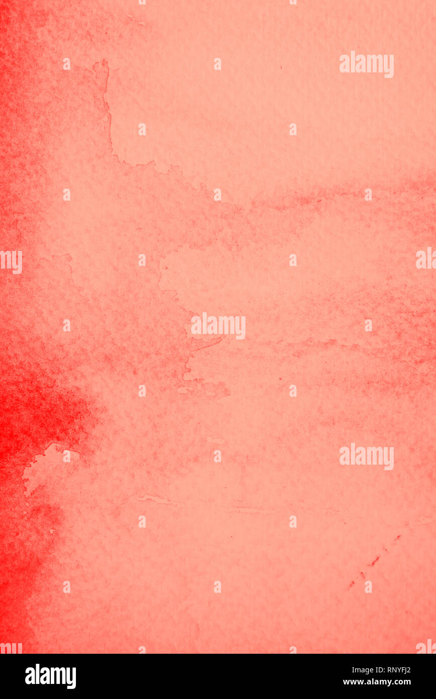 red water color background - trend color Stock Photo - Alamy