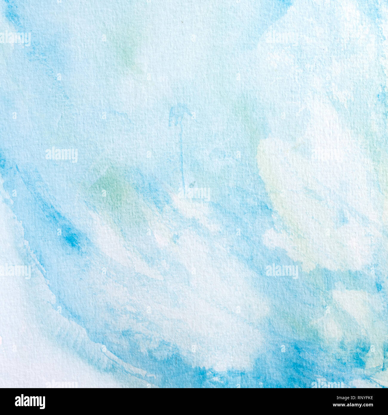 blue watercolours - arty background Stock Photo - Alamy