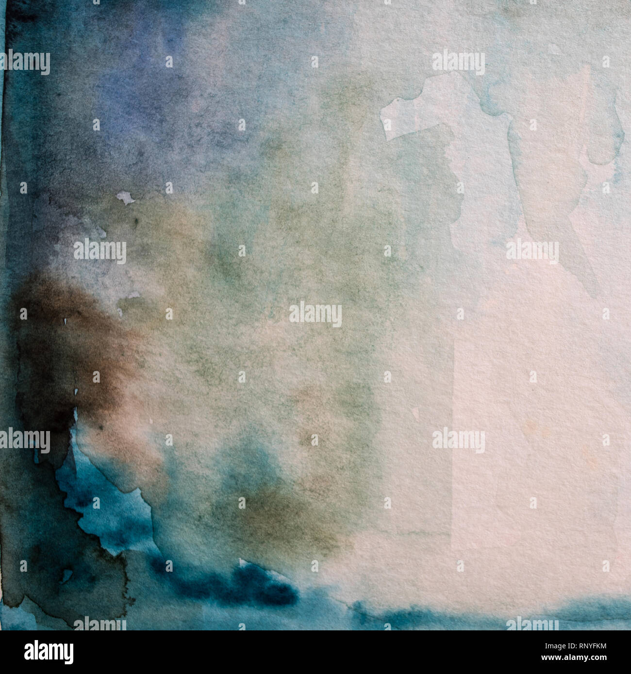 blue tempera on paper Stock Photo - Alamy