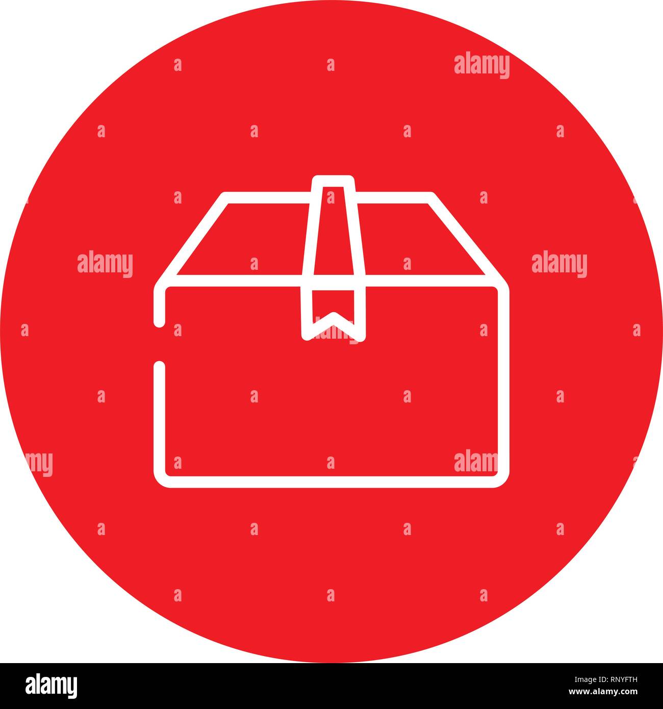 Round box cargo circle Stock Vector Images - Alamy