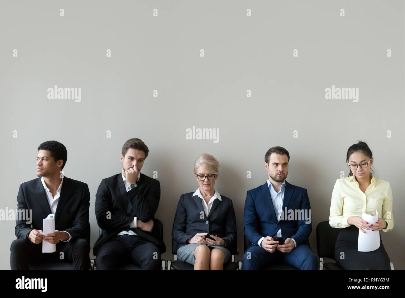 Multi ethnic job interview hi-res stock photography and images - Alamy