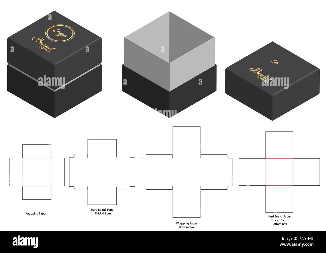 Square Box Template