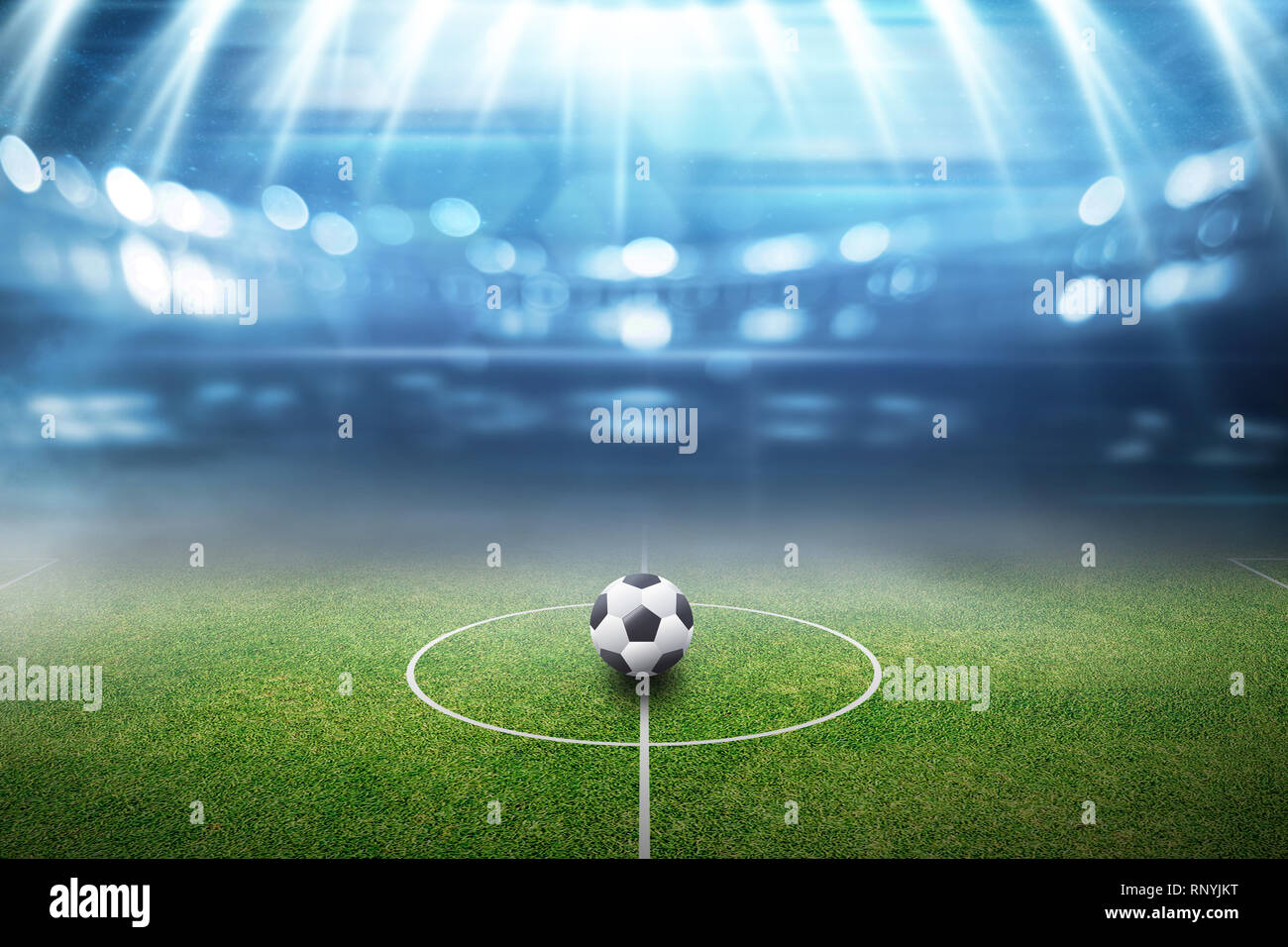 Abstract Image of empty football stadium background Stock Photo - Alamy