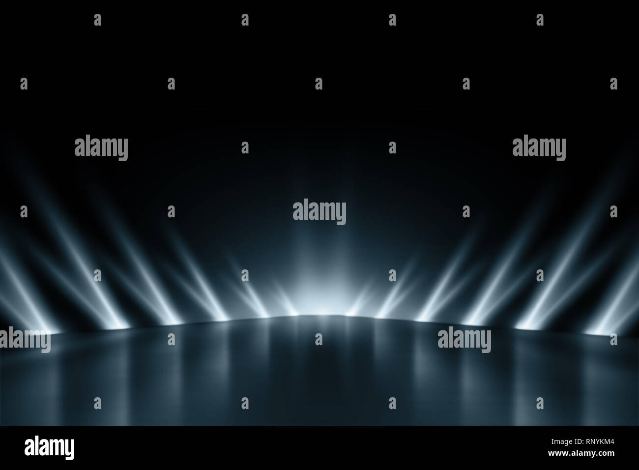 Elegant futuristic light and reflection. 3D rendering Stock Photo - Alamy