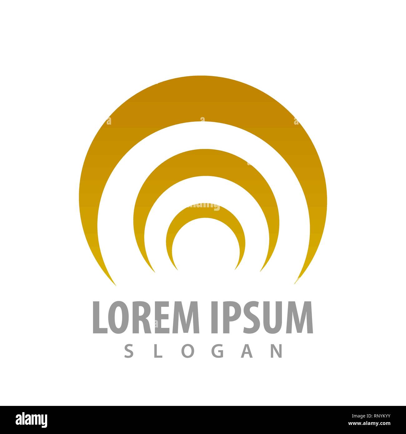 Three curve shape logo concept design. Symbol graphic template element ...