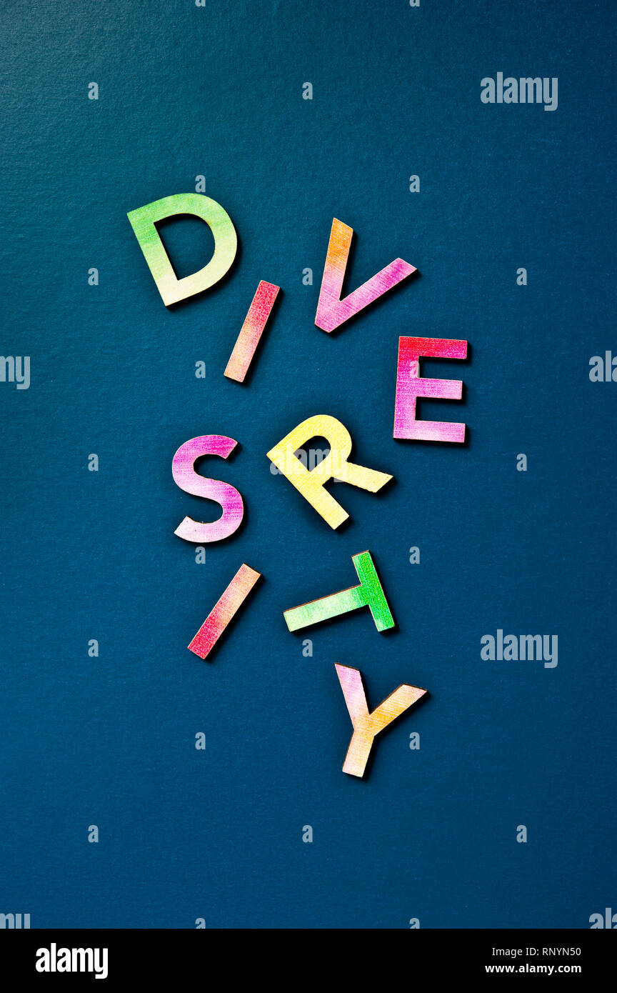 letters forming the word DIVERSITY Stock Photo - Alamy
