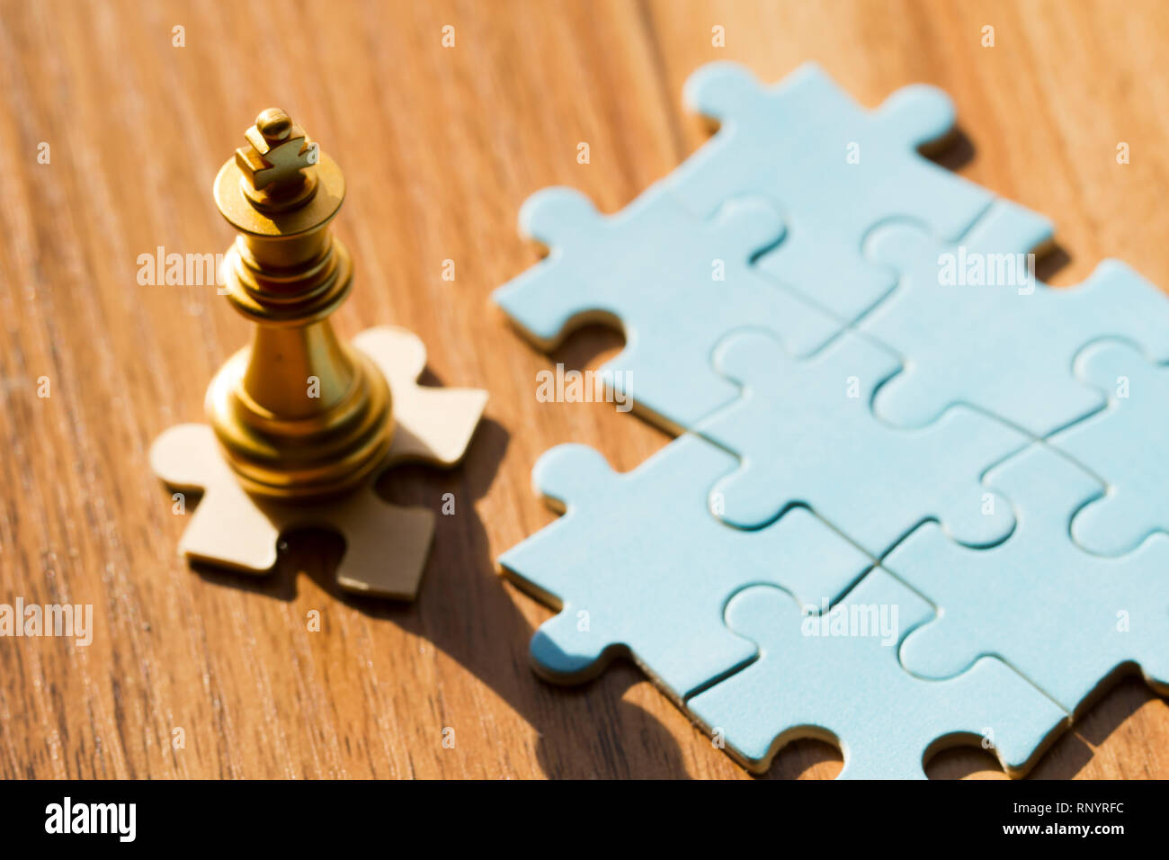 Pieces of puzzles hi-res stock photography and images - Alamy