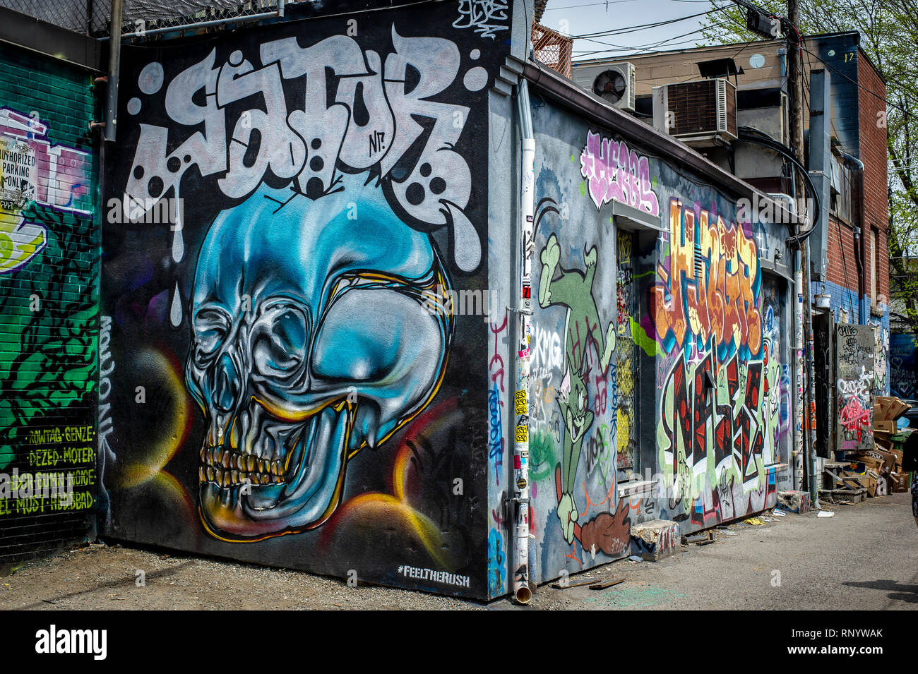 Toronto streetart hi-res stock photography and images - Alamy