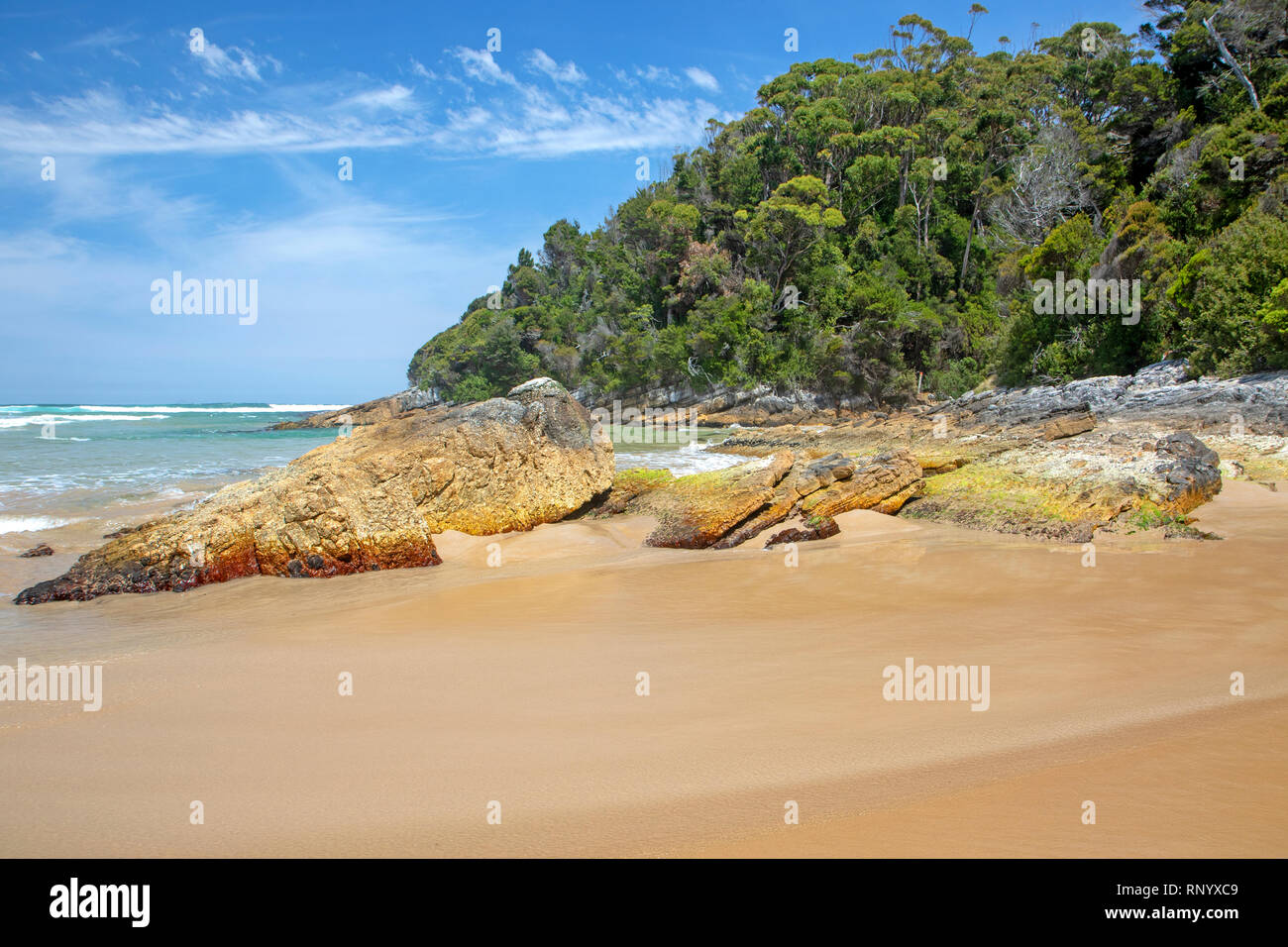 Prion Beach along the South Coast Track Stock Photo - Alamy