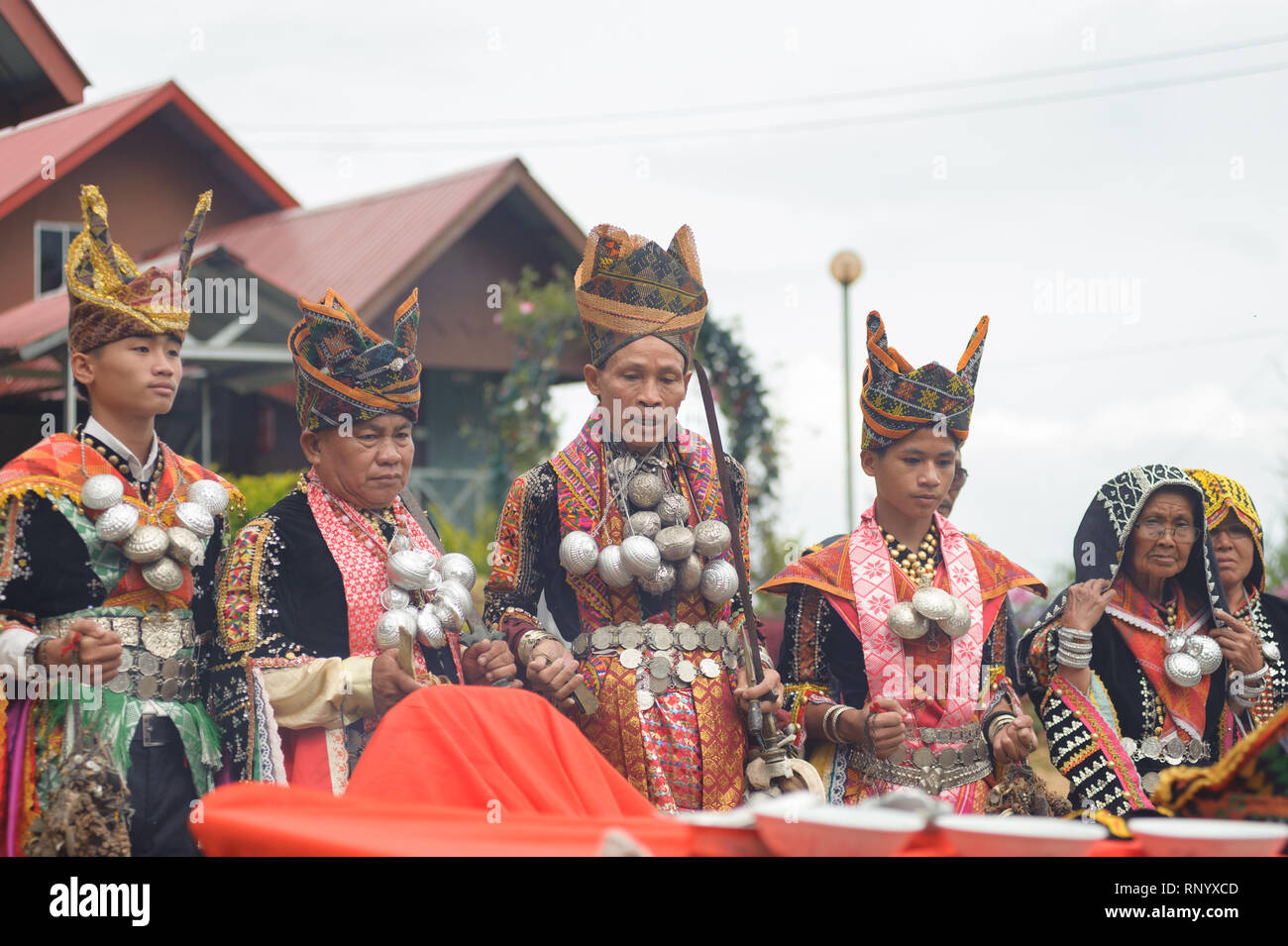 Kundasang Sabah, Malaysia - Jul 3, 2015 : Dusun ethnic shaman ...