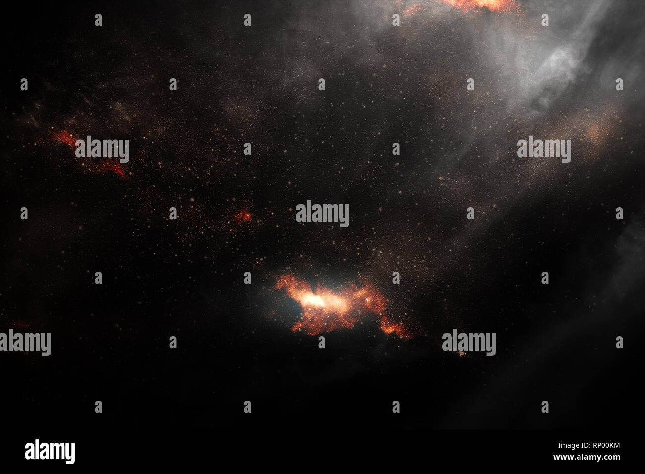 Abstract outer space nebula Stock Photo - Alamy