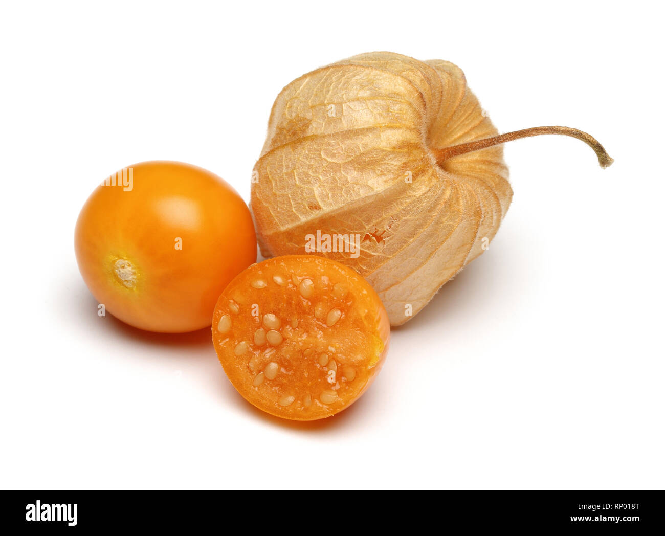 Physalis fruit or golden berry isolated on white background Stock Photo ...
