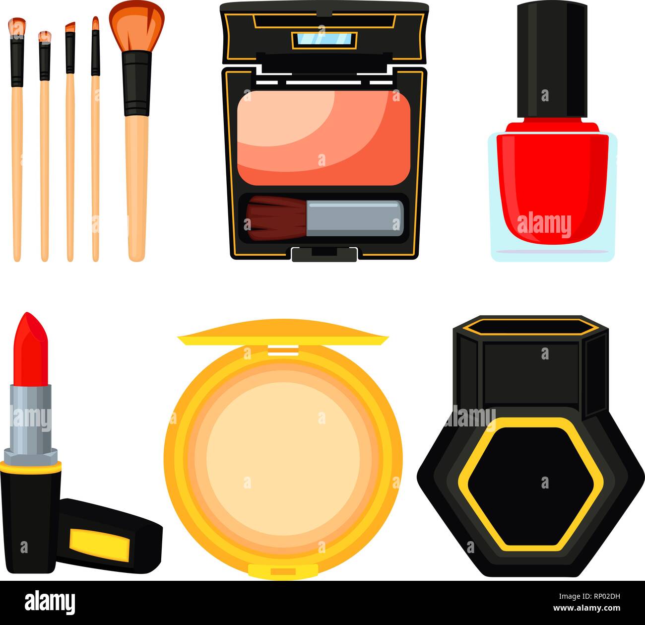 Skin care cartoon black Stock Vector Images - Alamy