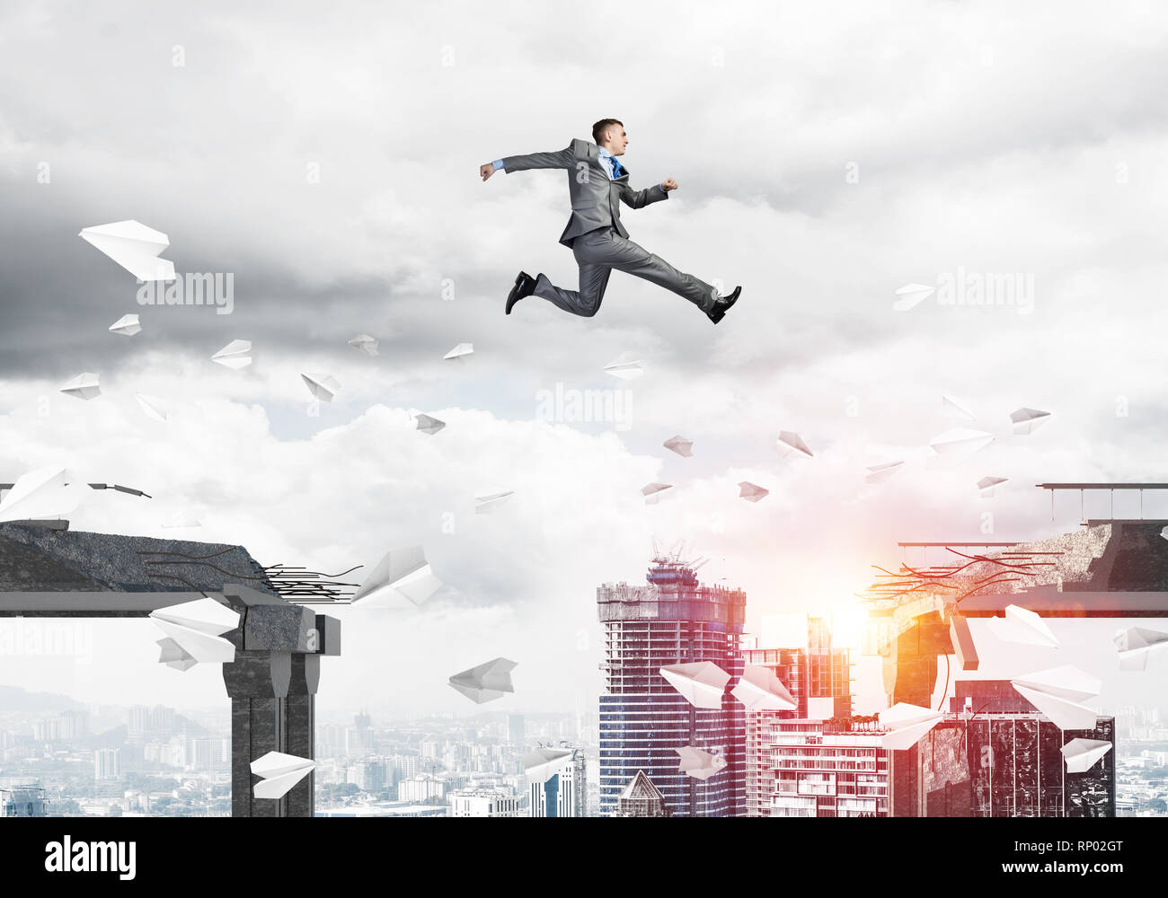 Problem and difficulties overcoming concept Stock Photo - Alamy
