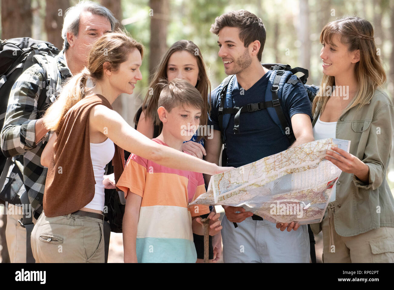 Boy reading a map hi-res stock photography and images - Alamy