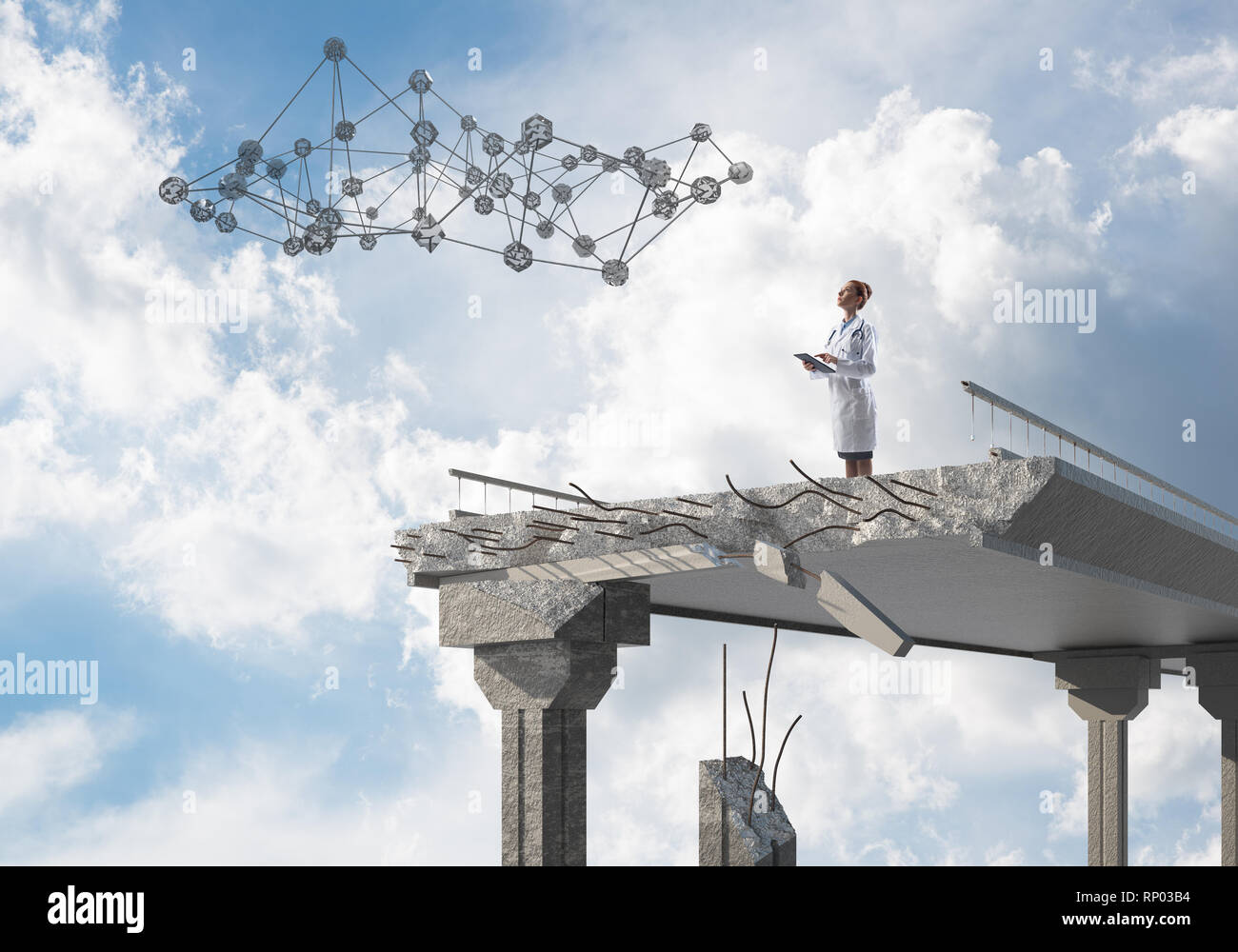 Solving medical problems by means of modern technologies Stock Photo ...