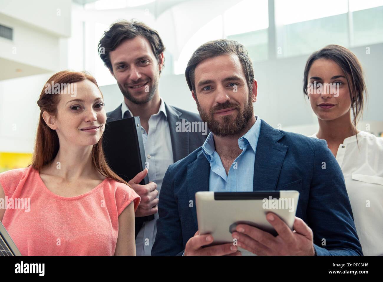 Smiling architects in formal hi-res stock photography and images - Alamy