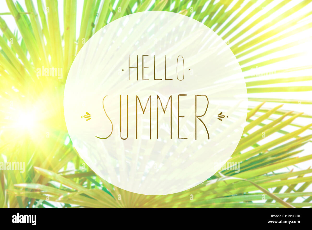 Hello Summer High Resolution Stock Photography and Images - Alamy