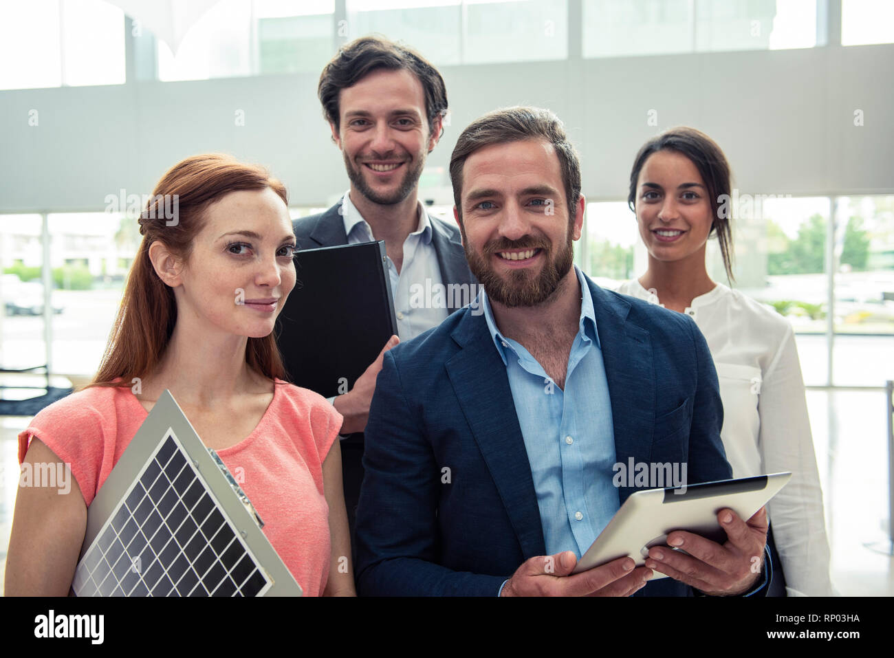 Smiling architects in formal hi-res stock photography and images - Alamy