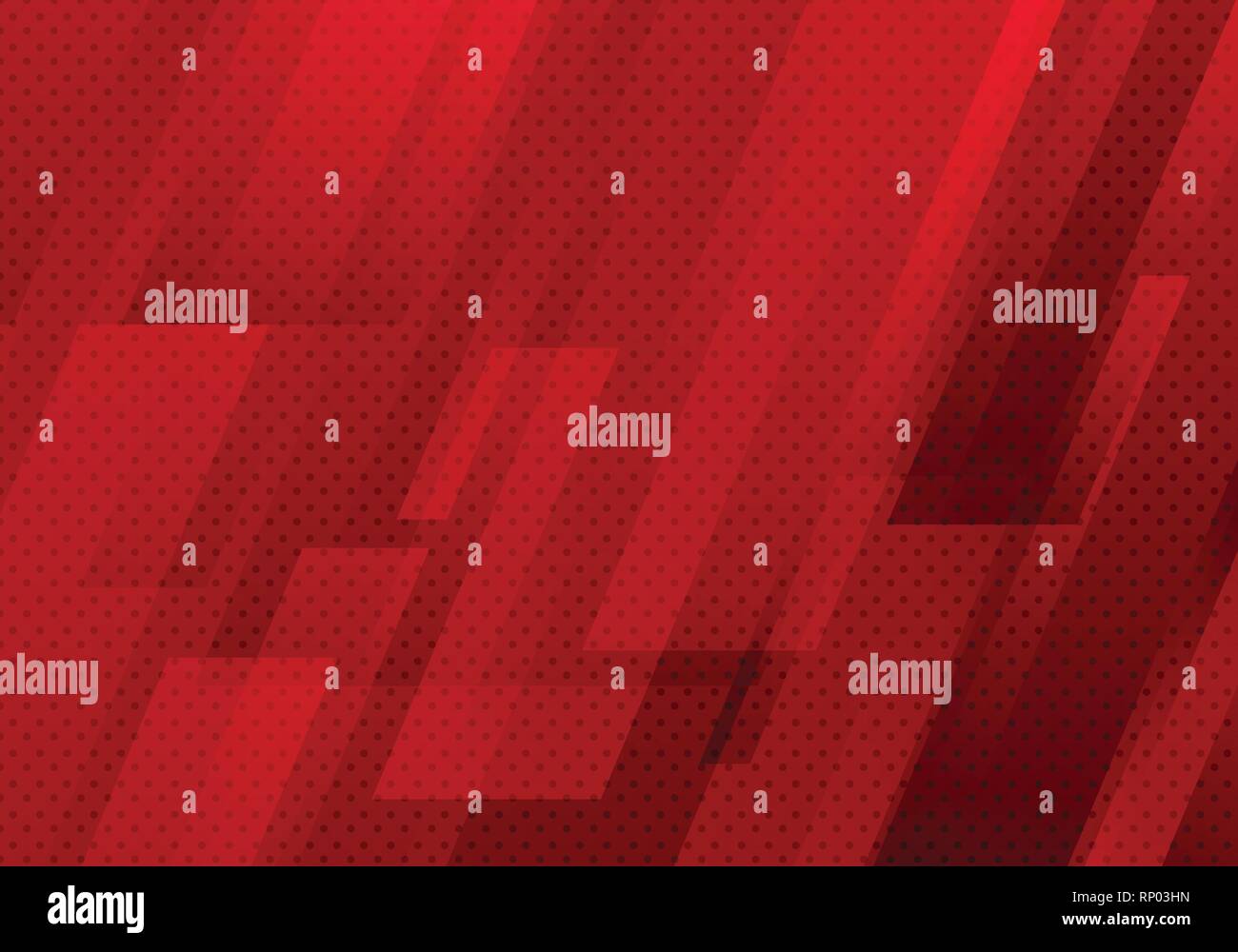 Abstract red geometric diagonal with dots pattern texture background ...