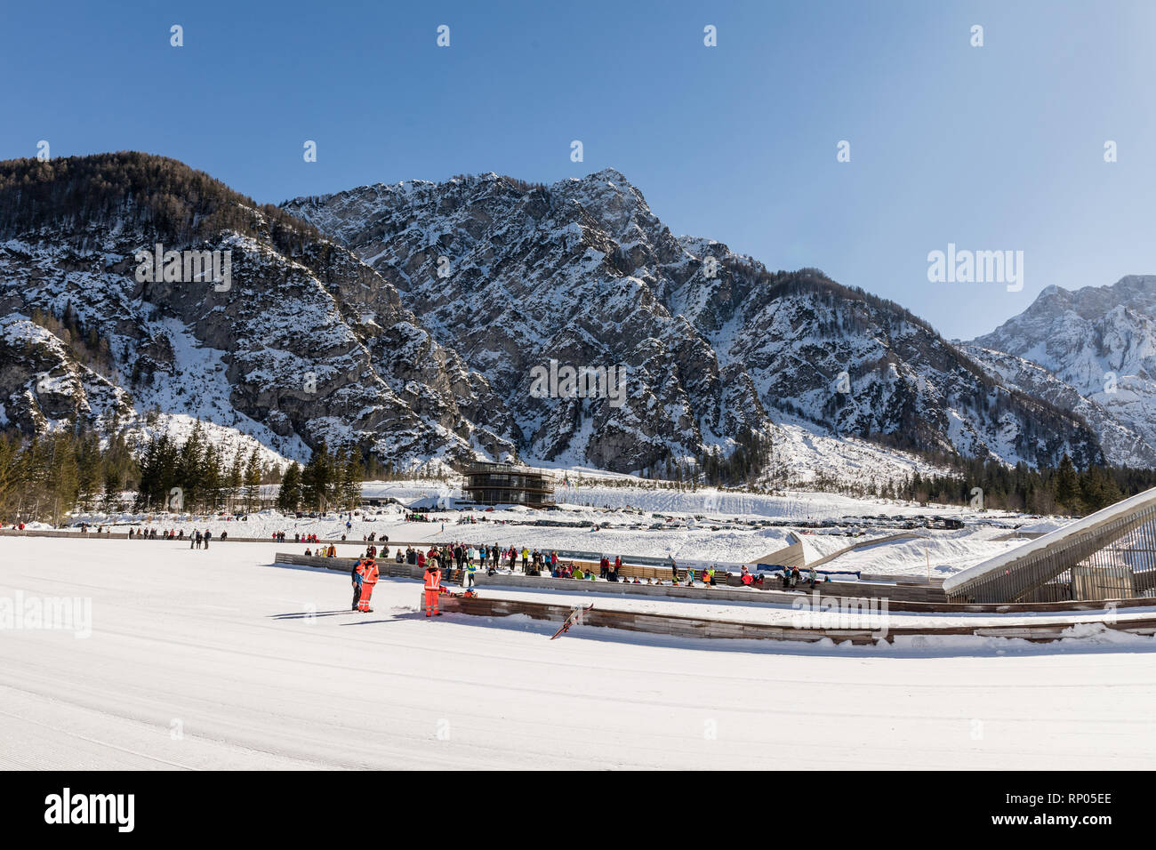 Planica, Slovenia - February 17, 2019. Planica Museum in Planica ...