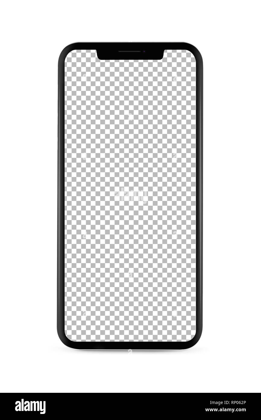 isolated bezel-less smartphone Stock Photo - Alamy