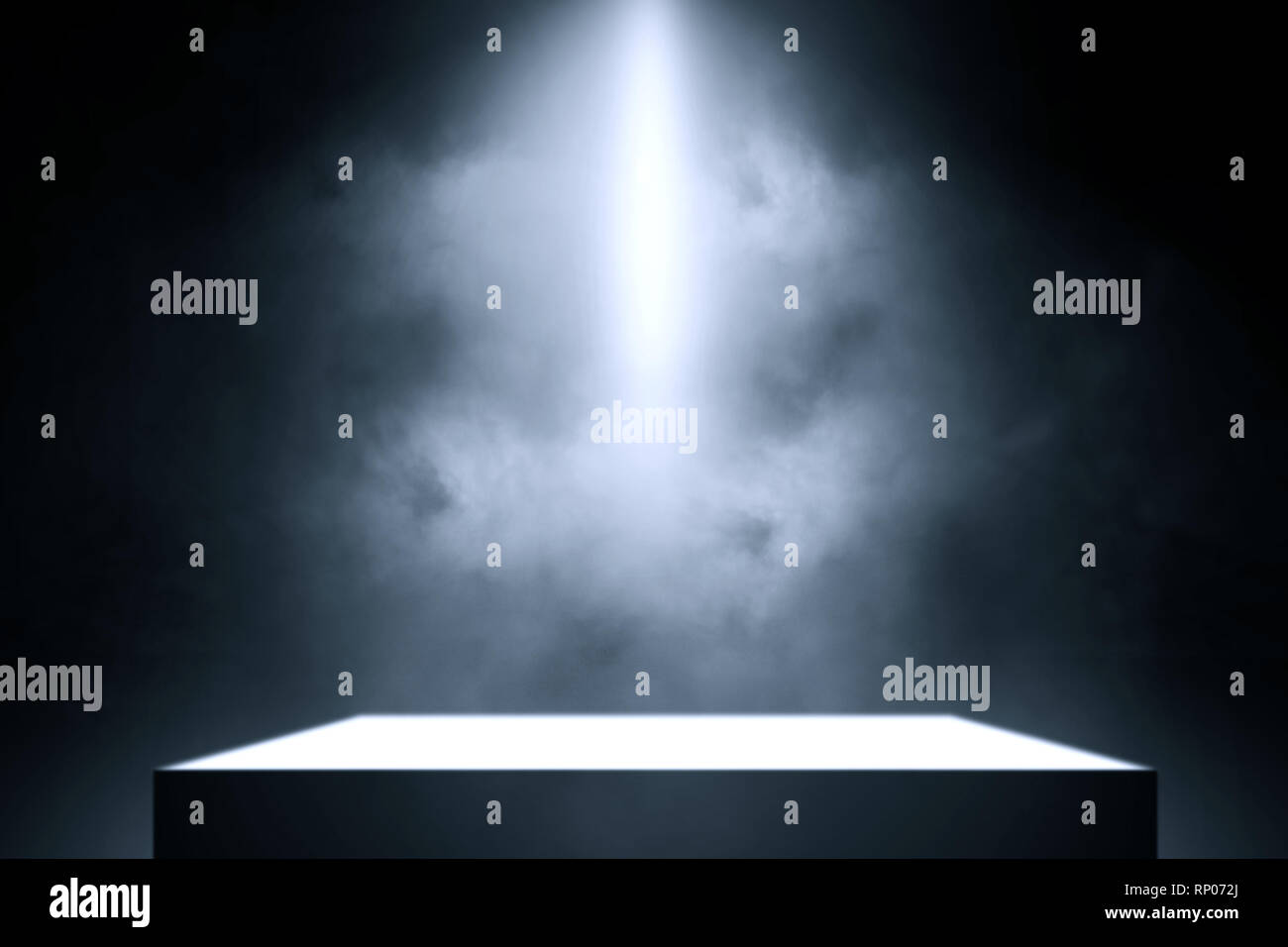 Live show spotlight smoke studio entertainment background Stock Photo ...