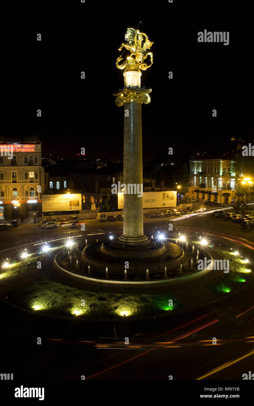 Saint George Slaying Dragon Monument High Resolution Stock Photography ...