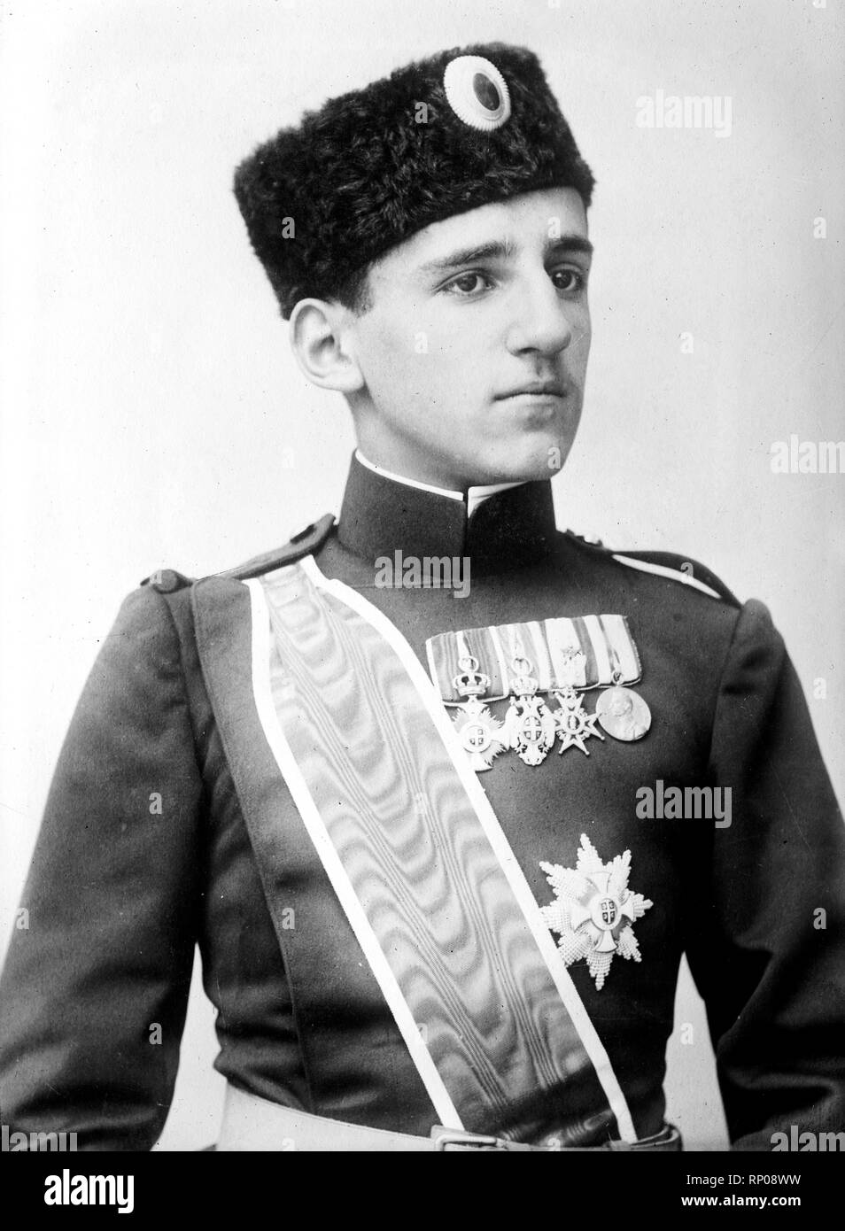 Prince Alexander, in uniform Stock Photo - Alamy