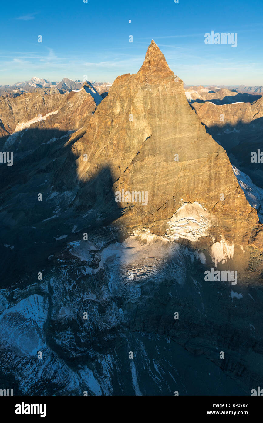 Matterhorn zermatt aerial hi-res stock photography and images - Alamy
