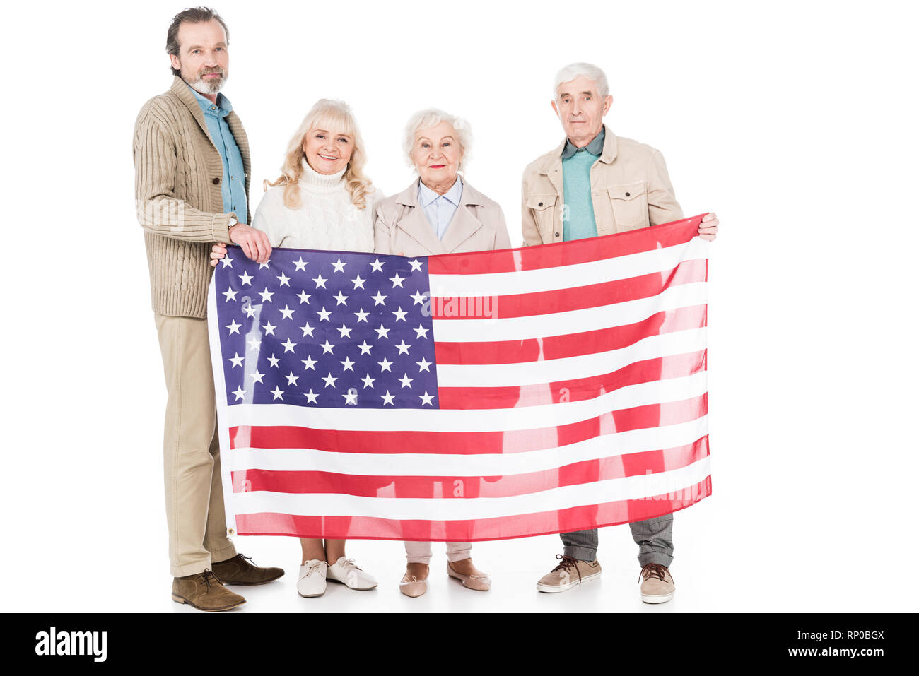 American flag retirement hi-res stock photography and images - Alamy