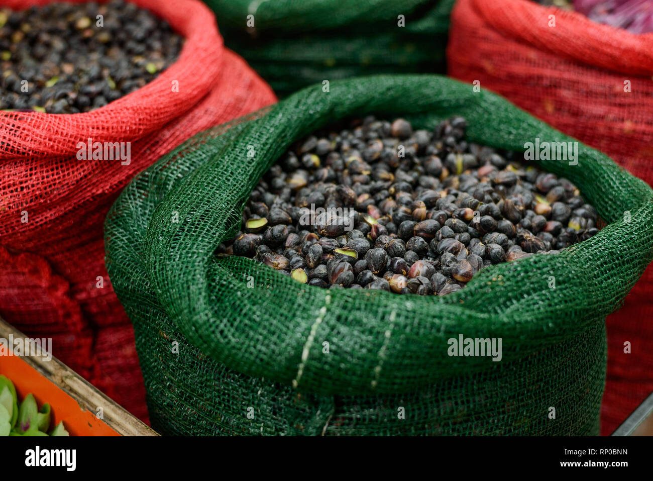 Red nut bag hi-res stock photography and images - Alamy