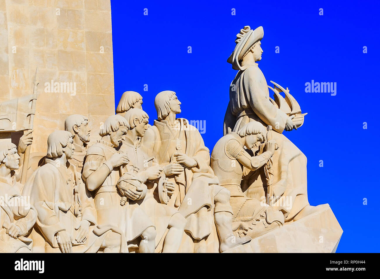 Lisbon, Portugal landmark, Monument to the Discoveries dedicated to the ...