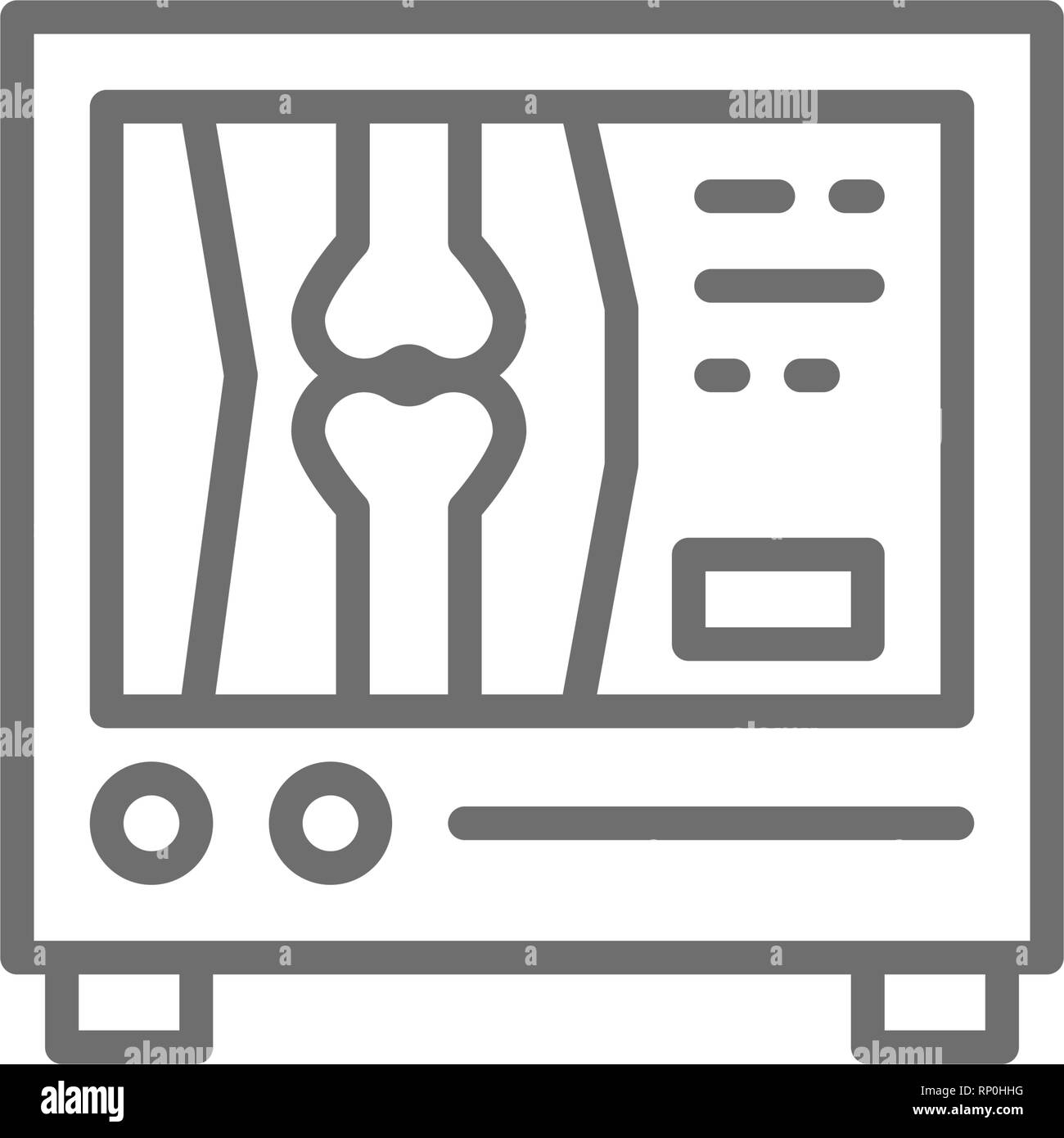 X-ray, medical examination line icon Stock Vector Image & Art - Alamy